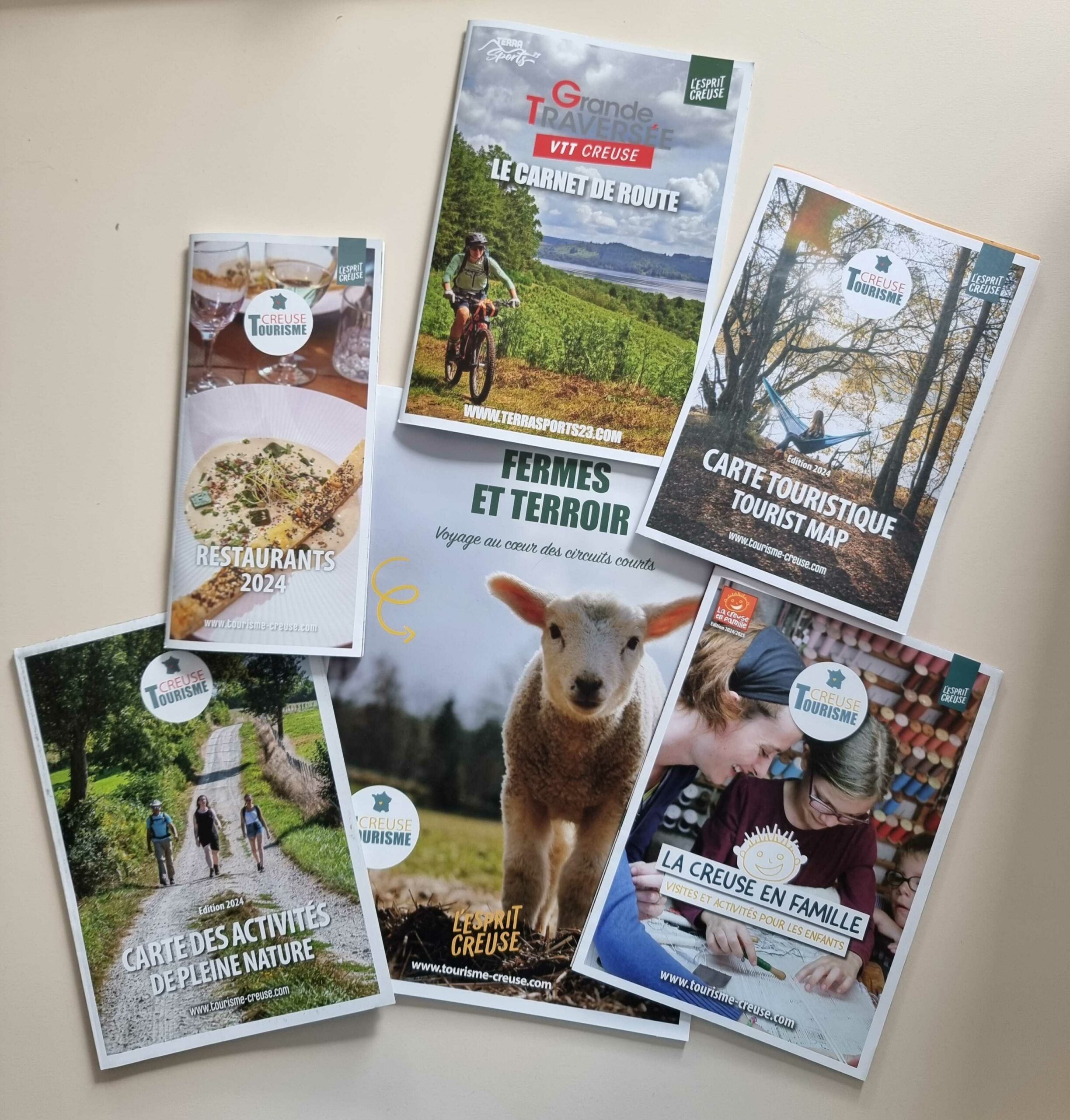 Les brochures touristiques 2024 sont arrivées ! - Pro Tourisme Creuse